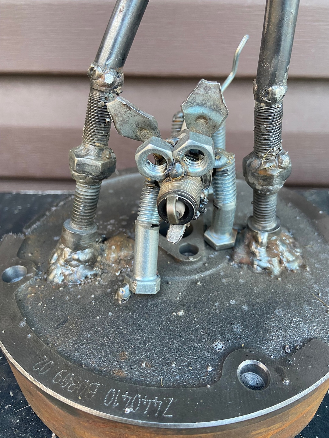 Spark Plug Dog | Metal Art Dog; Spark Plug Art, Metal Doggy - Etsy