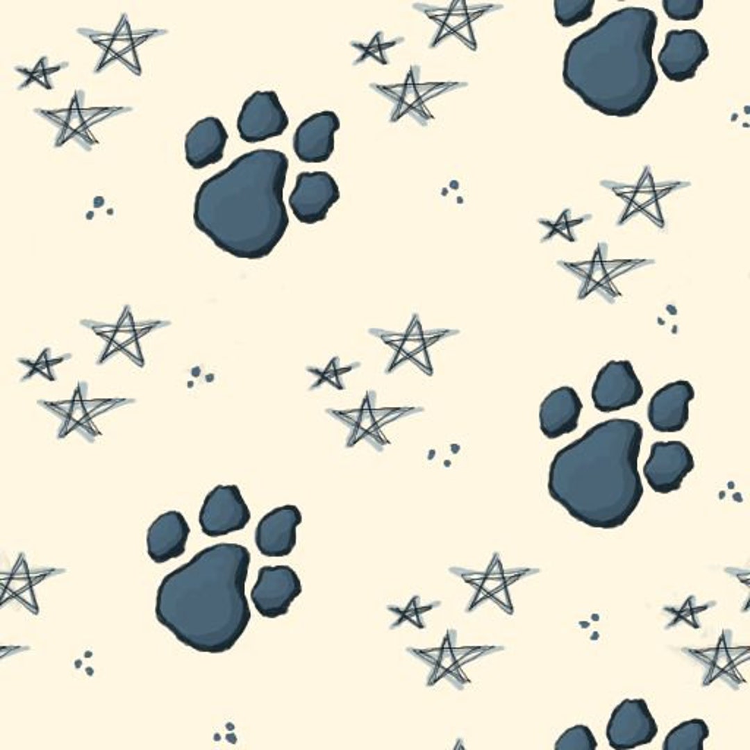 Paw Print Pattern - Etsy