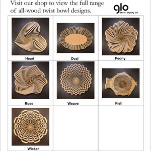 All-wood Bi-color Bowl, Square Pattern, Twist Style, Functional and ...