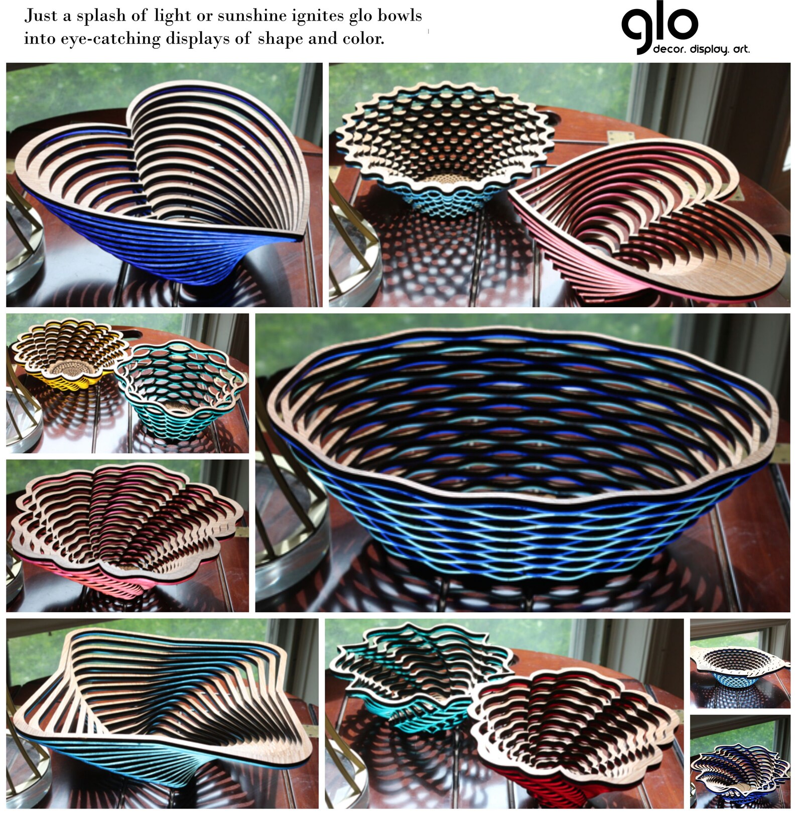 All-wood Bowl Weave Pattern Twist Style Display Bowl Glo - Etsy