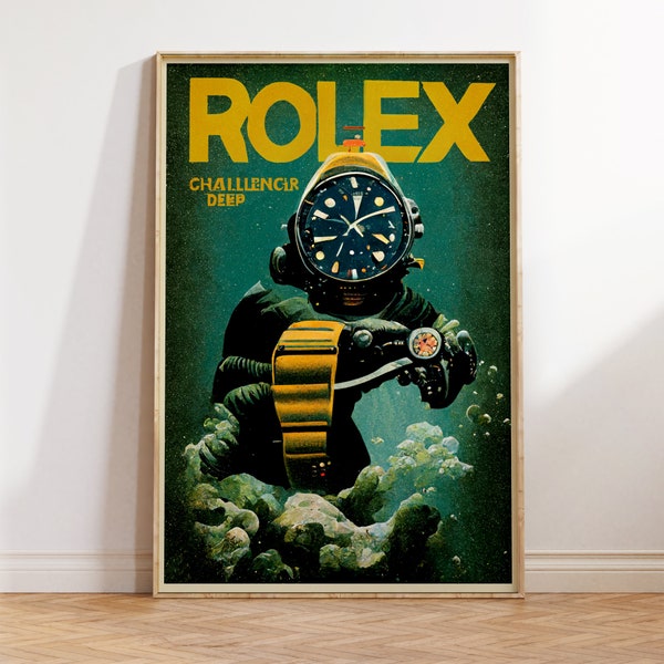 Rolex Wall Art - Etsy