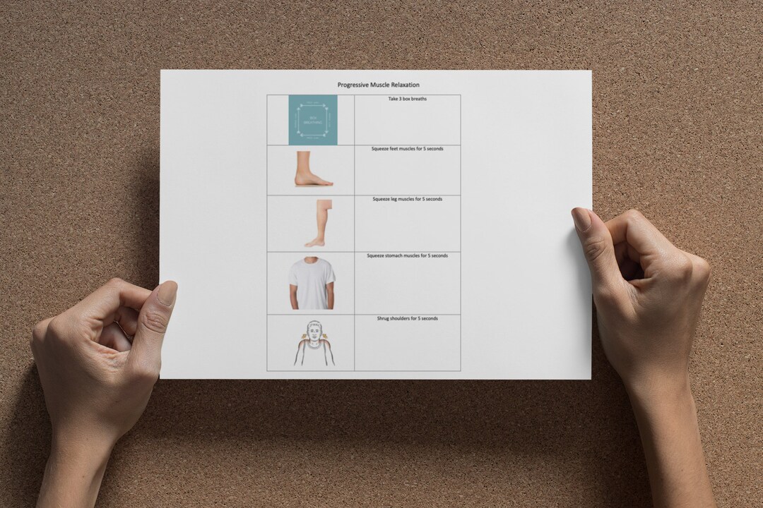 Progressive Muscle Relaxation PMR, Coping Strategy, Calm Down Technique ...