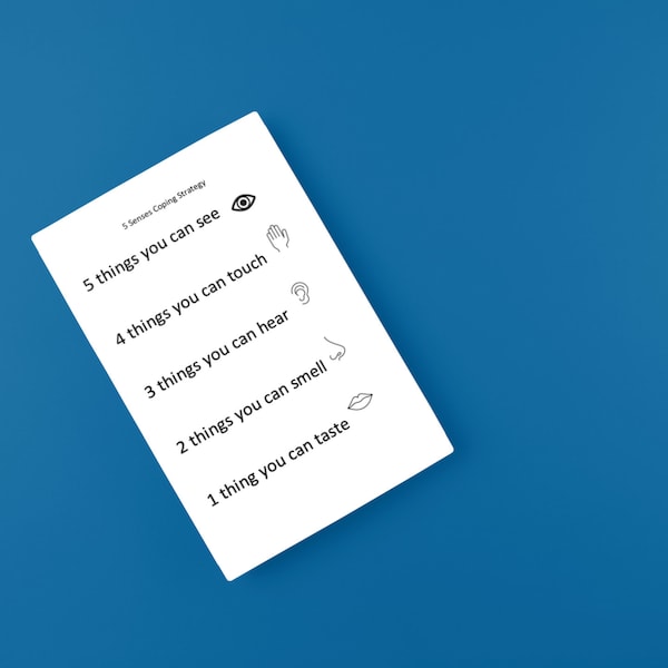 5 Senses Coping Strategies - Etsy