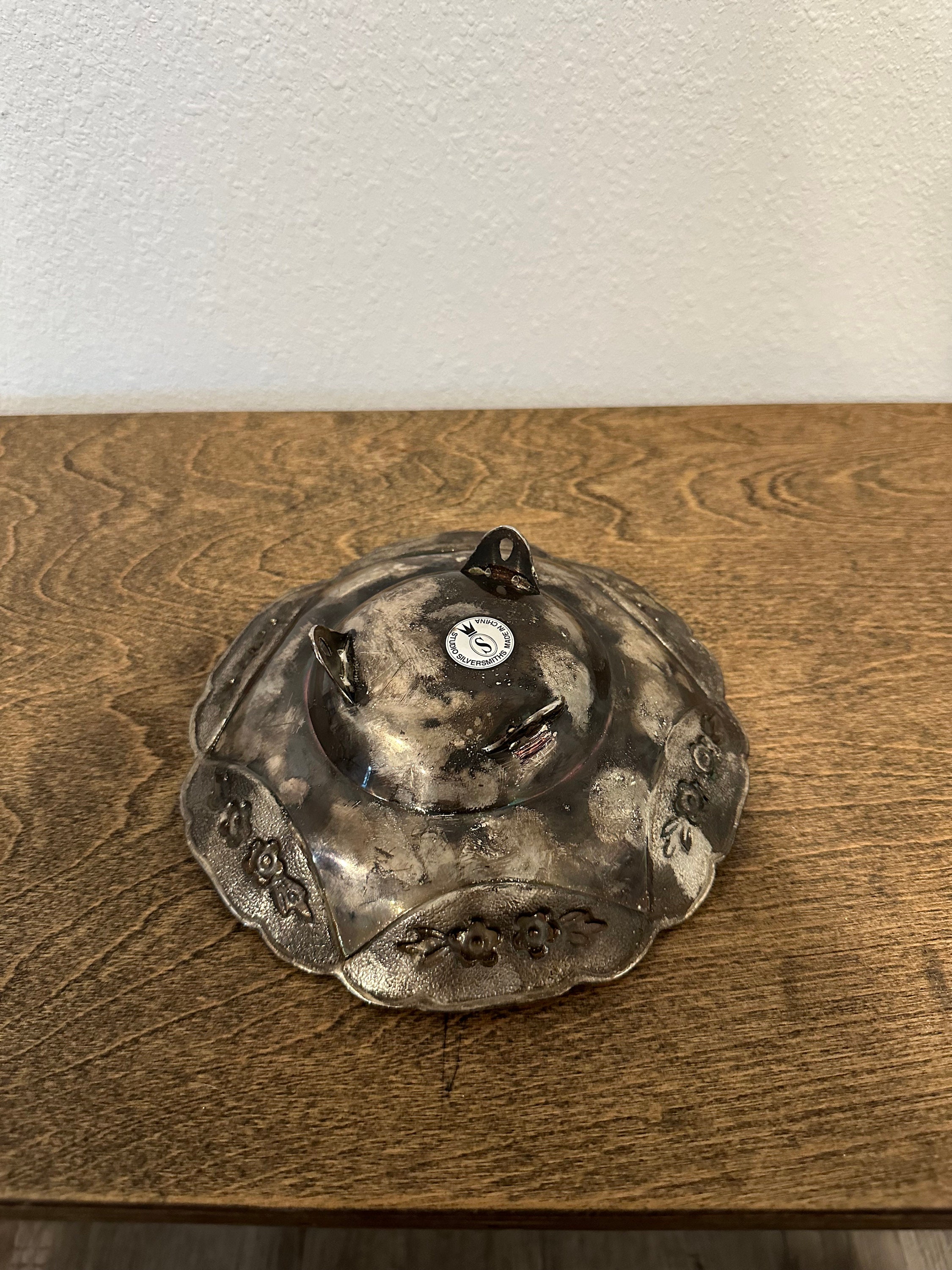 Studio Silversmiths Floral Dish - Etsy