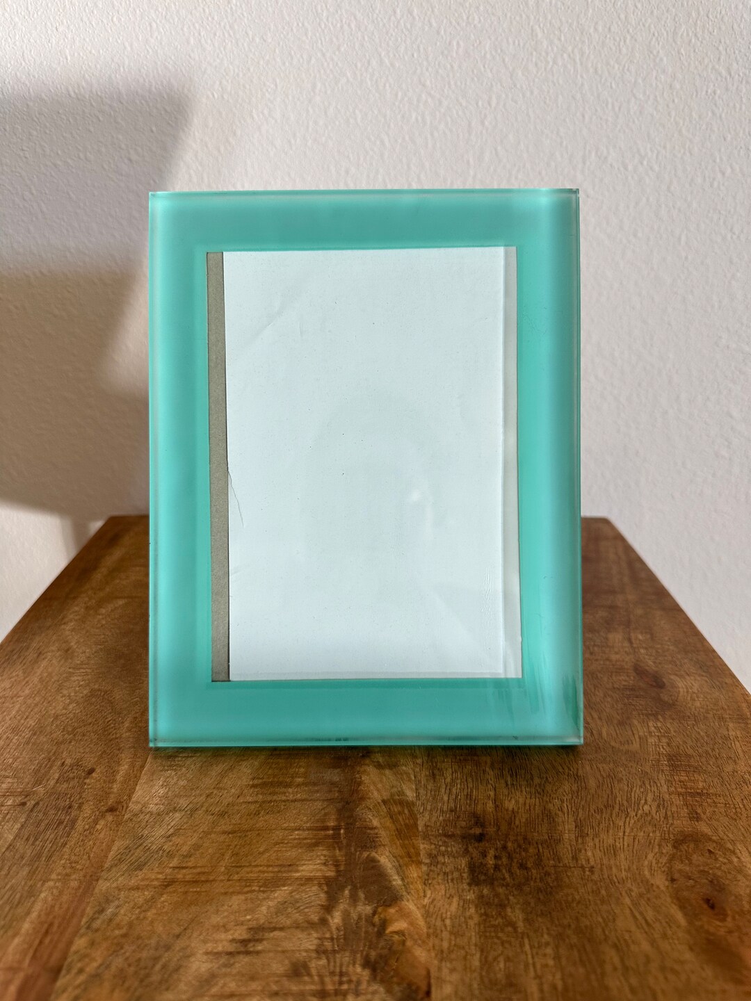 Photo Frame "concepts in Time" Thick Heavy Glass Frame 5x7 - Etsy