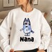 Bluey Nana Shirt Bluey Chris Heeler Nana Shirt Nana Shirt - Etsy