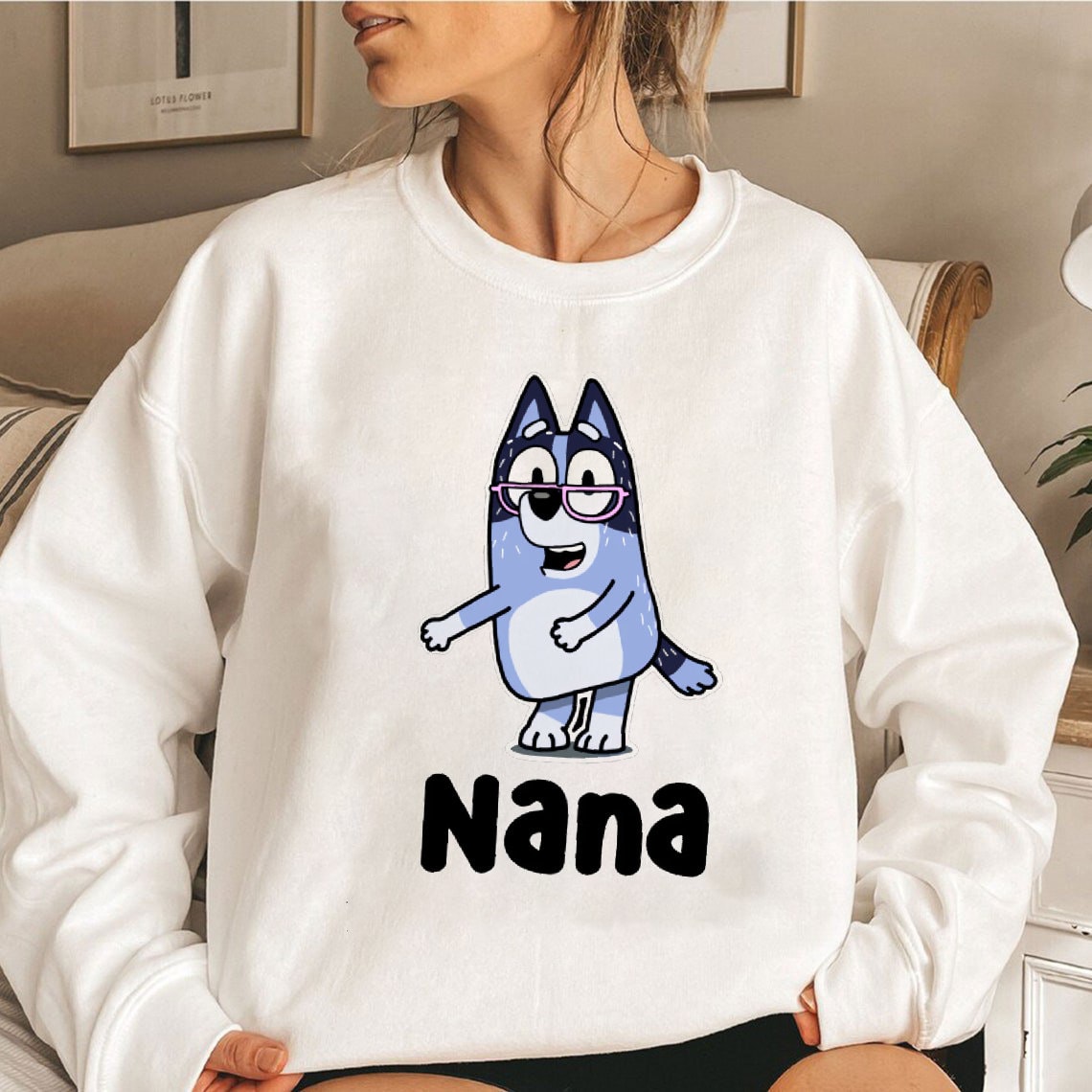 Bluey Nana Shirt Bluey Chris Heeler Nana Shirt Nana Shirt - Etsy Australia
