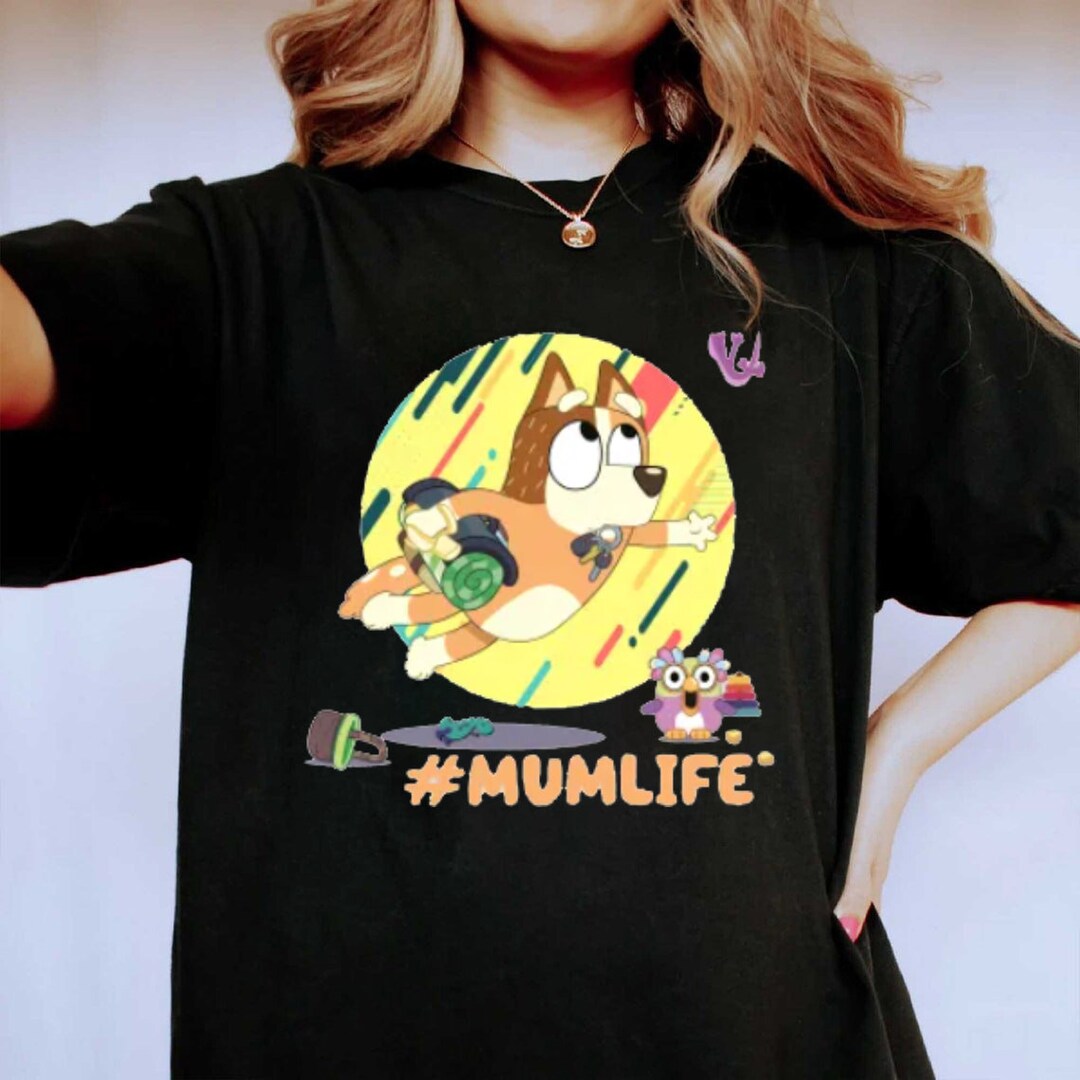 Vintage Bluey Mum Shirt, Bluey Mumlife Shirt, Bluey Mom Shirt, Chilli ...