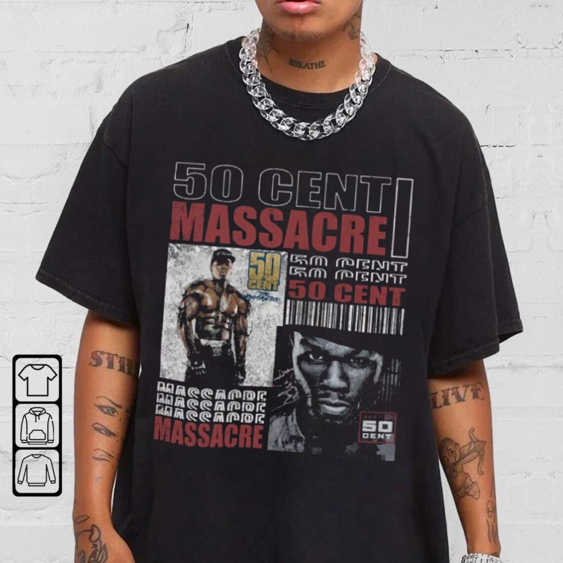 50 Cent the Final Lap Tour 2023 Massacre Album Vintage Graphic Shirt ...