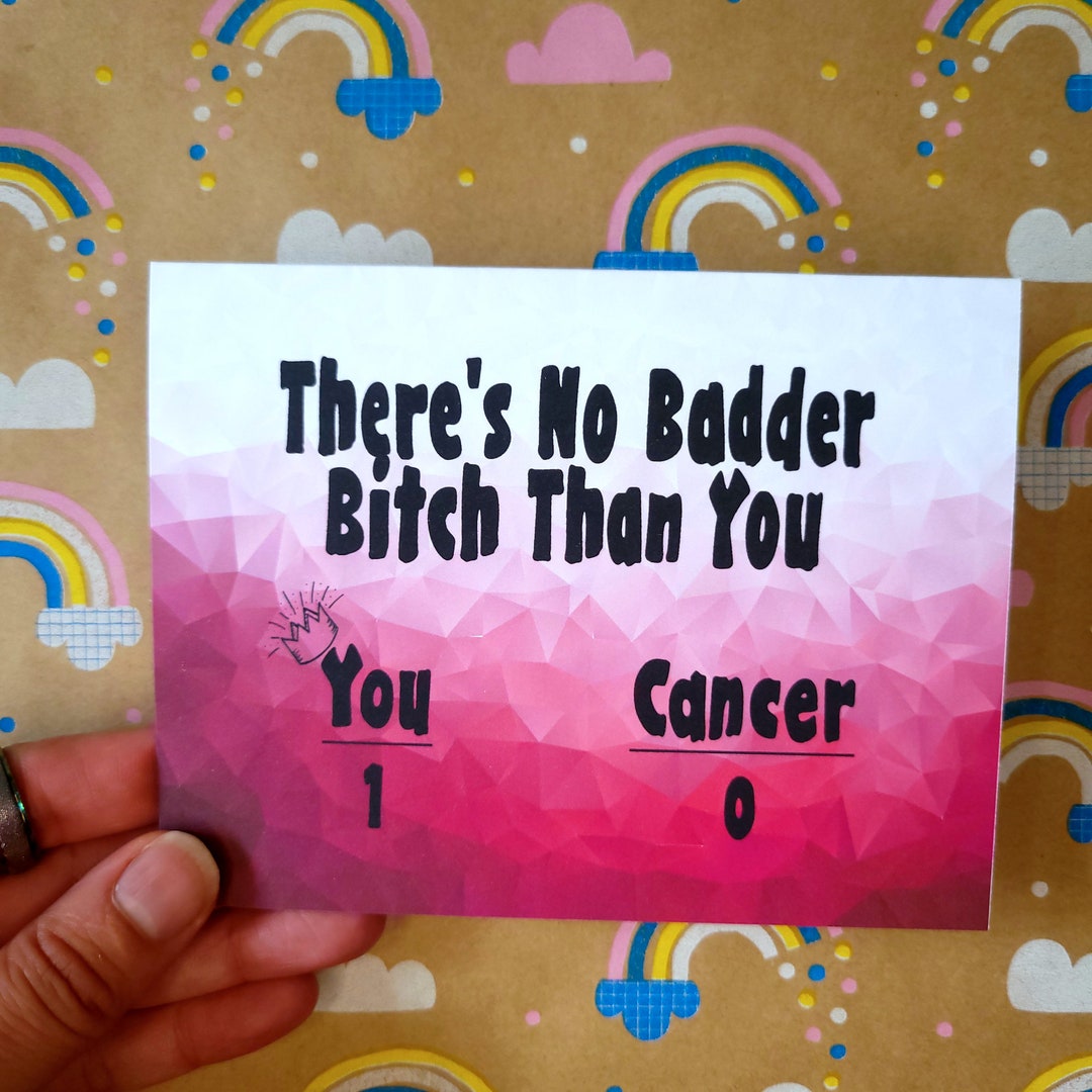 Remission Card for Woman Breast Cancer Gift Congratulations - Etsy