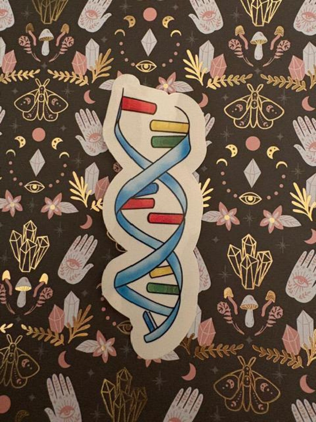 Book DNA Sticker/book Lover/reading - Etsy