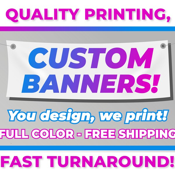 Grommet Banner - Etsy