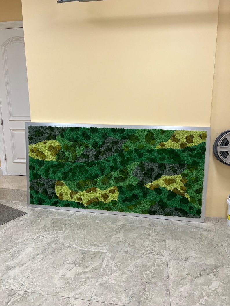 Live Preserved Moss Frame 4x8ft - CUSTOM Made-to-order - Etsy