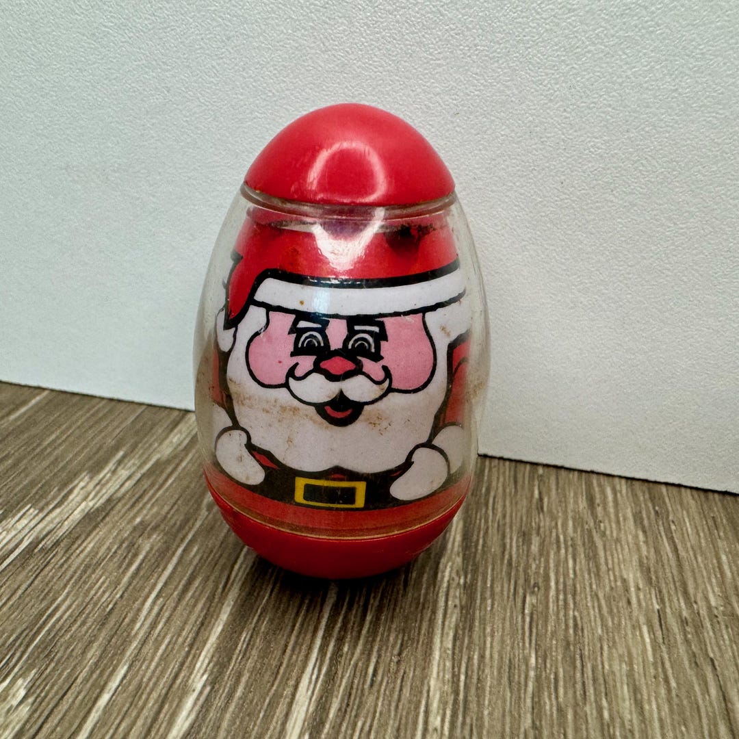 Weeble Wobble 1974 Santa Hasbro but They Don't Fall Down - Etsy