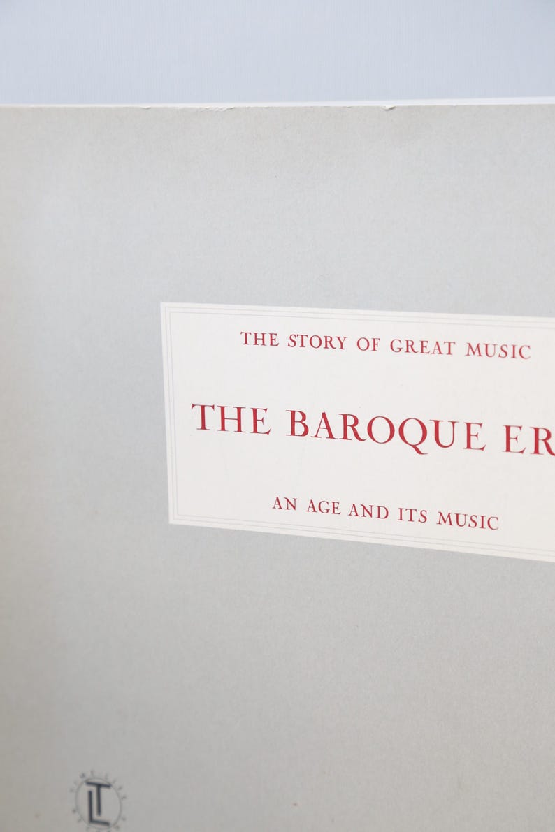 The Baroque Era Softcover Book - Etsy