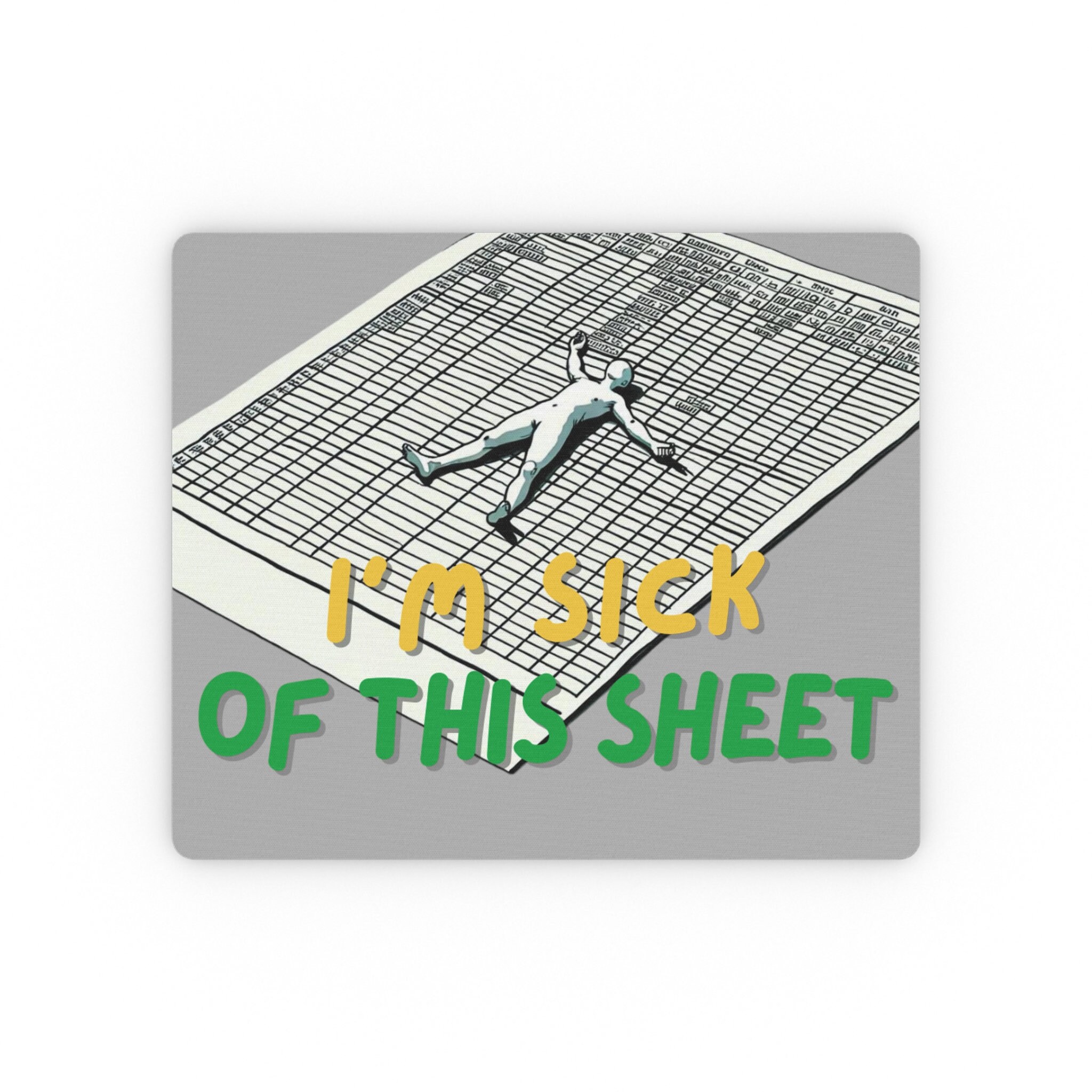 I'm Sick of This Sheet - Office Funny Rectangular Mouse Pad - Etsy
