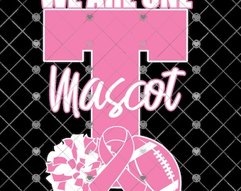 Pink Out Football-pinkout Download-football-spirit-school-pink - Etsy