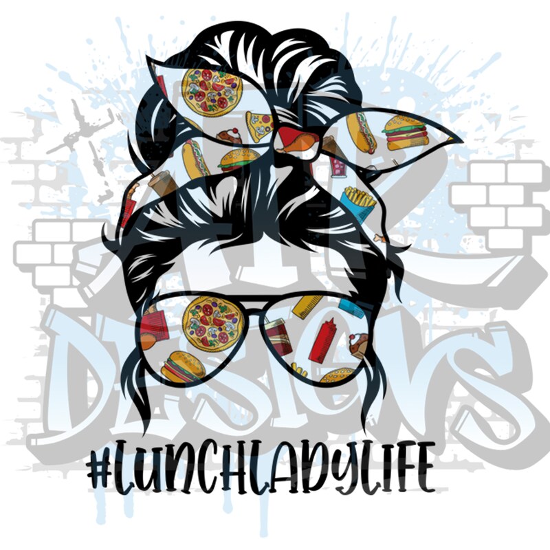 Lunch Lady Svg - Etsy