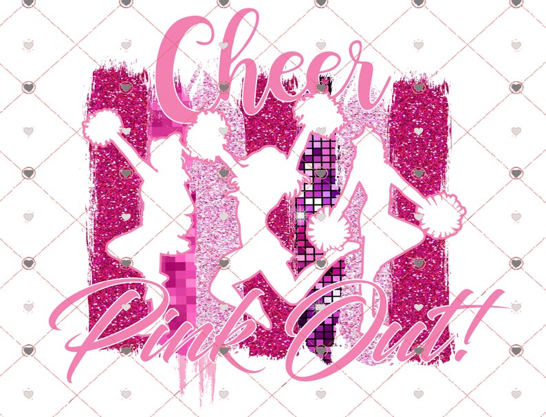 Pink Out Digital Download Cheer PNG/SVG - Etsy