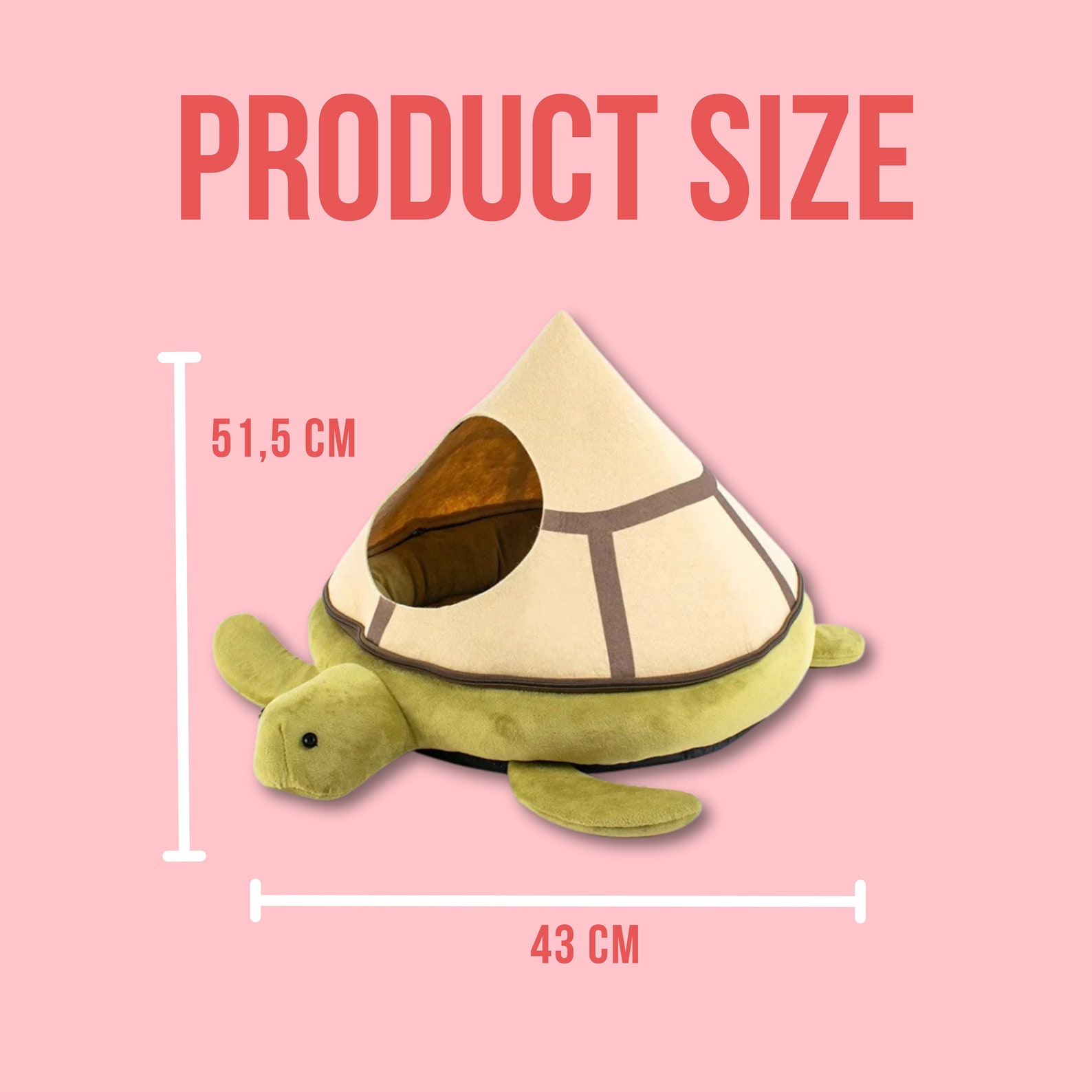 Sea Turtle Cat Bed, Dog Bed, Soft Pet Nest, Dog House, Cat House, Pet ...