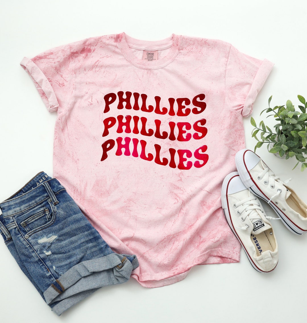 Philadelphia Phillies Wavy Shirt, Philly Sports Gear - Etsy