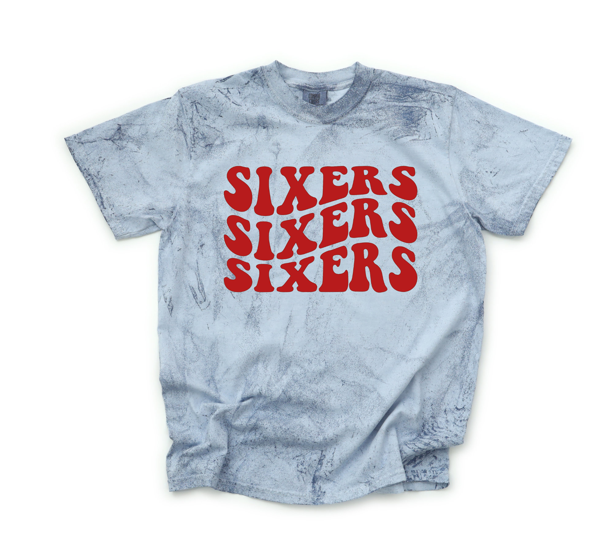 Wavy Philadelphia Sixers T-shirt, Philly 76ers Gear, Basketball - Etsy