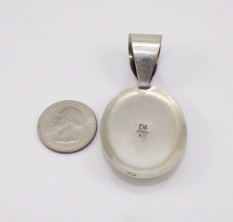 Jay King Desert Rose Trading Sterling Silver Tan Agate Large 2 5/8 ...