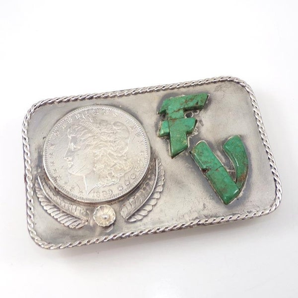 Silver Dollar Belt Buckle - Etsy