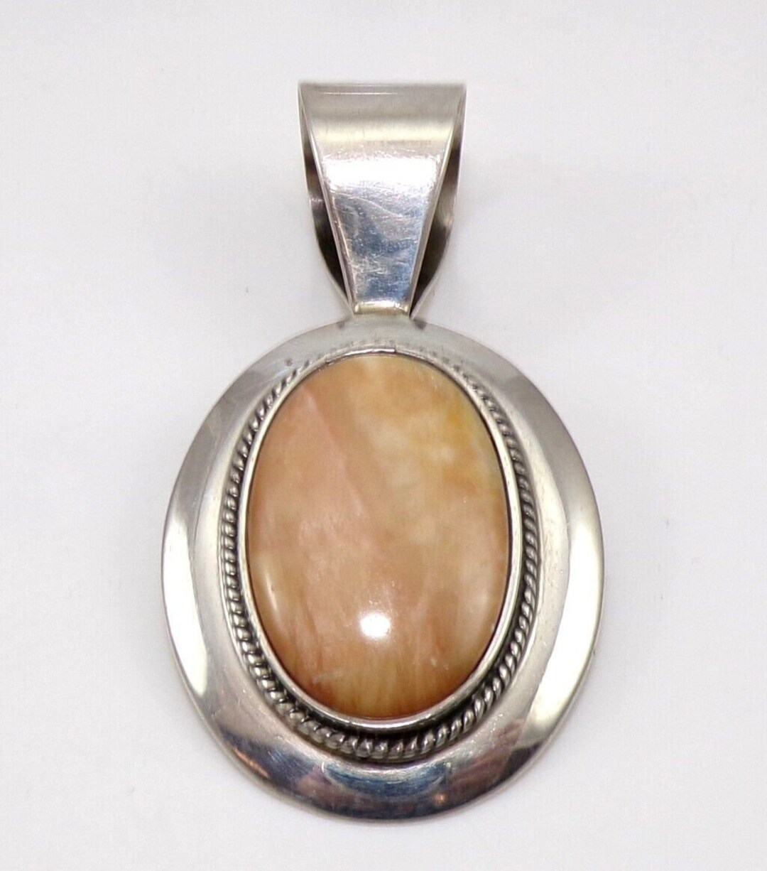 Jay King Desert Rose Trading Sterling Silver Tan Agate Large 2 5/8 ...