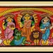 Traditional Hand Painted Photo Frame Devi Durga Bengal Pattachitra ...