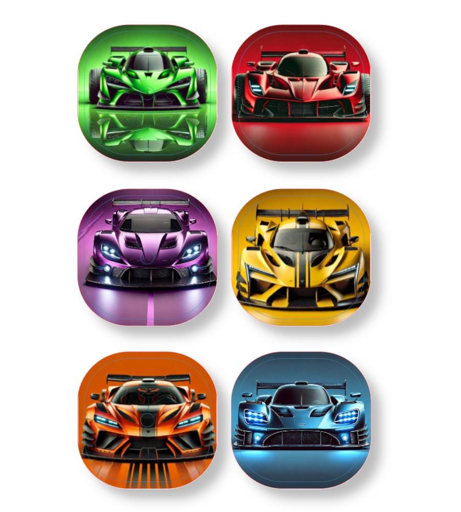 Medtronic Simplera Sensor Stickers - Supercars (set of 6) - Etsy