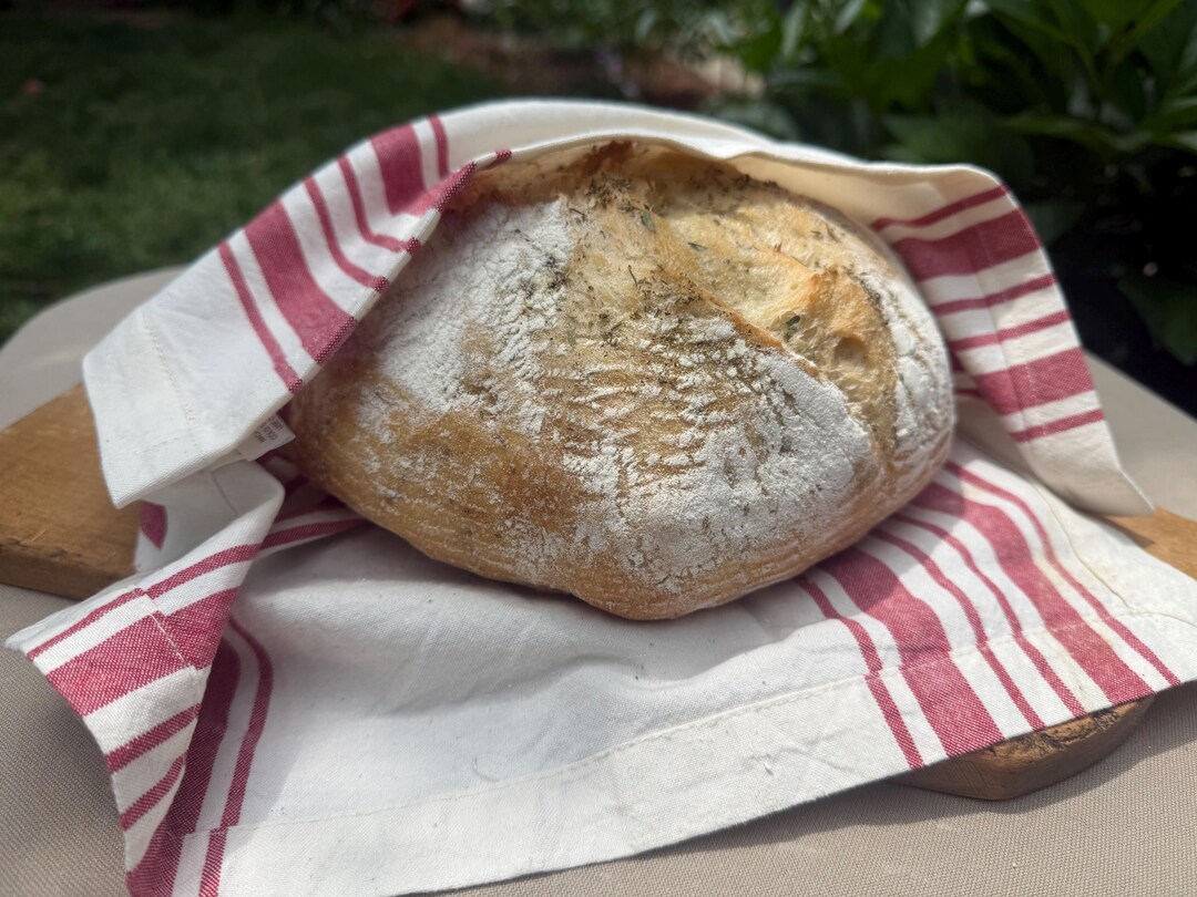 Handmade Bread Bag, Zero Waste, 100% Cotton, Made From Upcycled Materials - Etsy