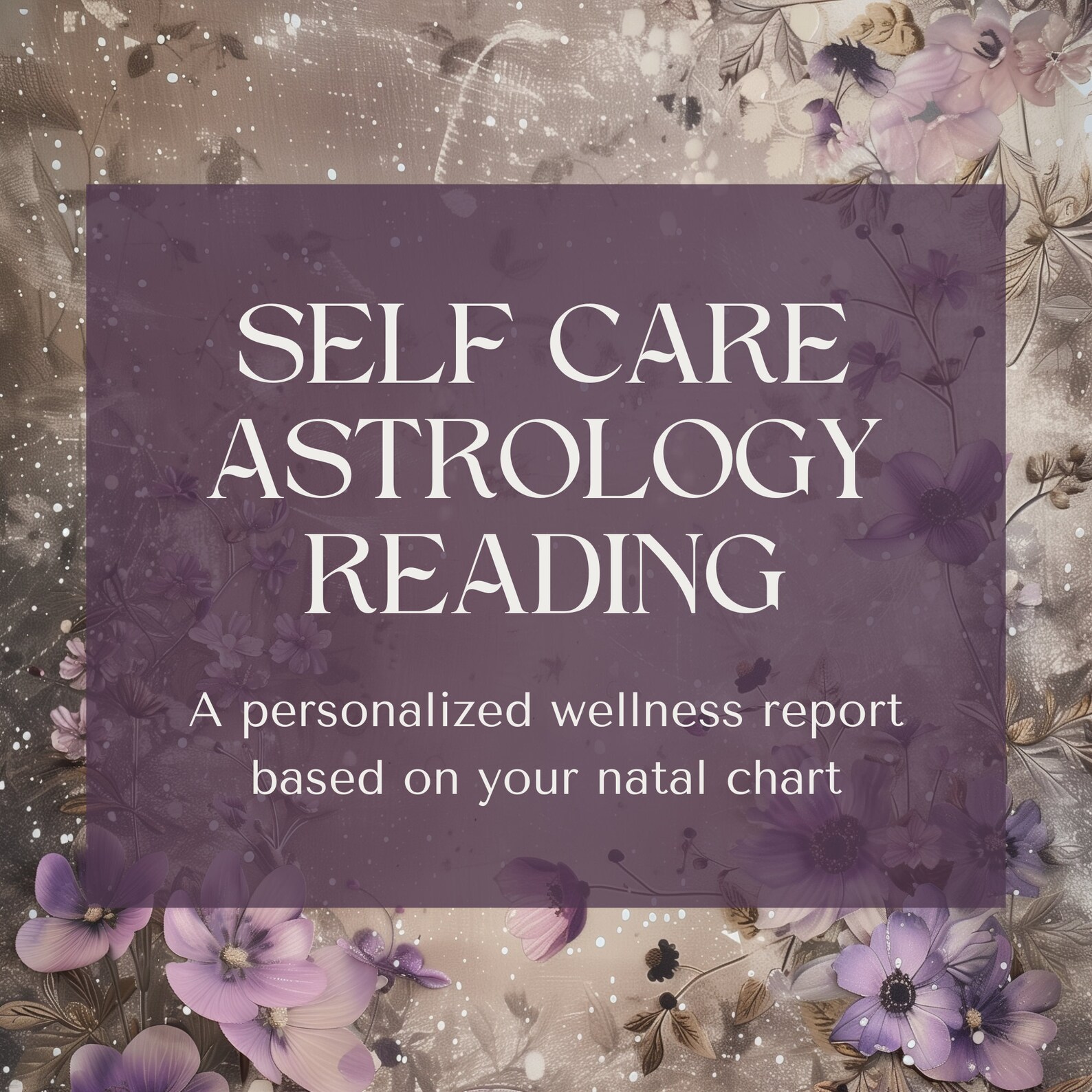 Self Care Natal Chart Reading: Birth Chart Analysis With Self Care ...