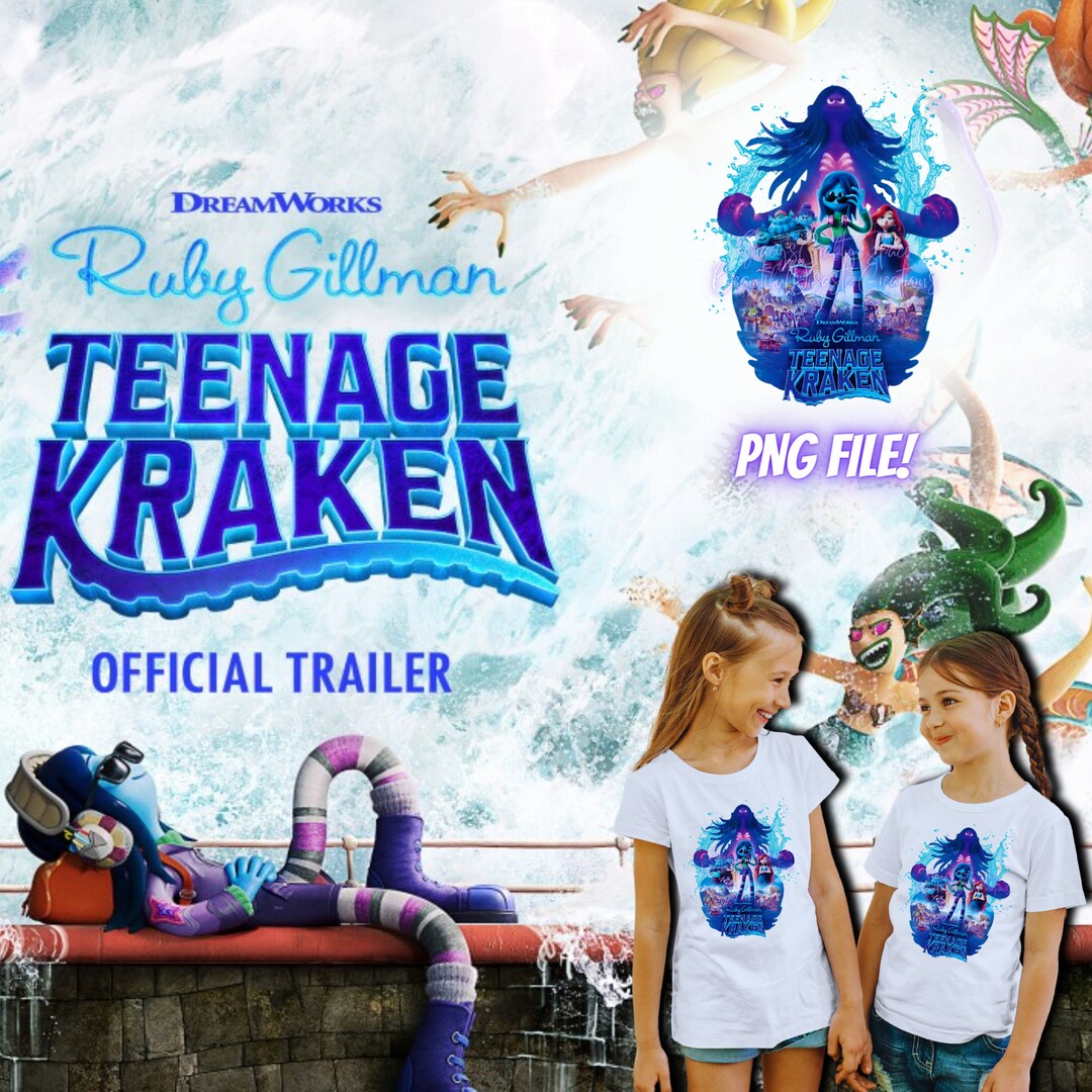 Teenage Kraken Png - Etsy