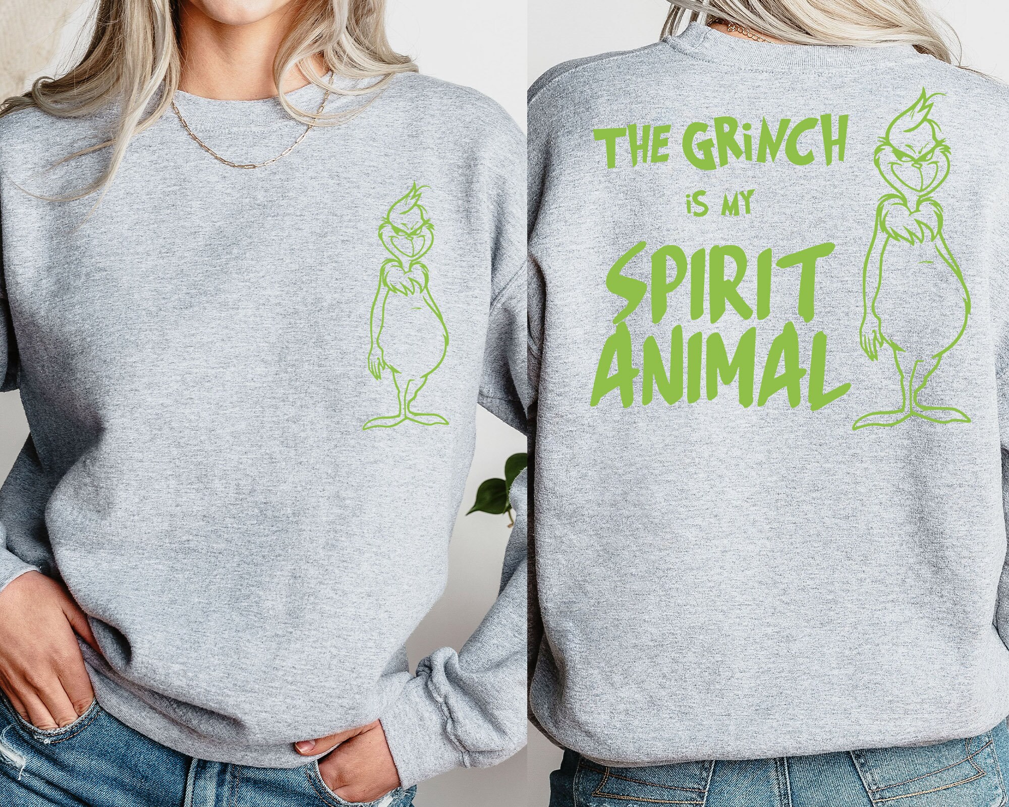 The Grich is My Spirit Animal PNG, Christmas Png, Grichpng, Retro ...