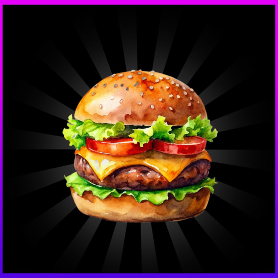 300dpi High Resolution Burger High Resolution Transparent PNG Burger ...