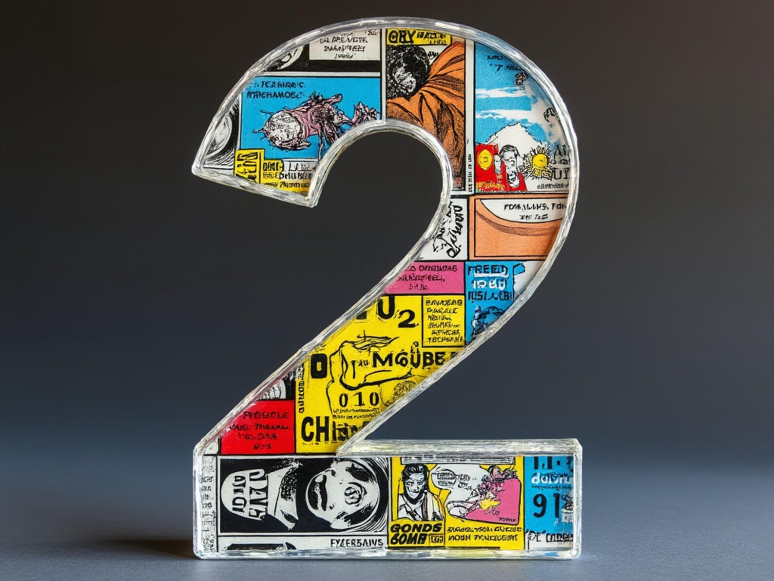 Comic Numbers - 300 DPI - 10 Transparent PNG - High Resolution - Etsy