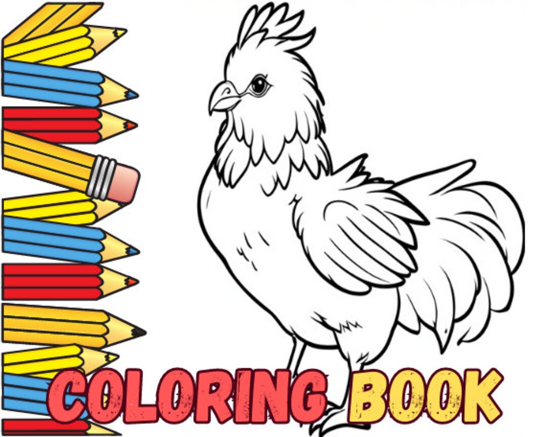 Coloring Pages for Kids, 20 Chicken Printable Coloring Pages for Kids ...