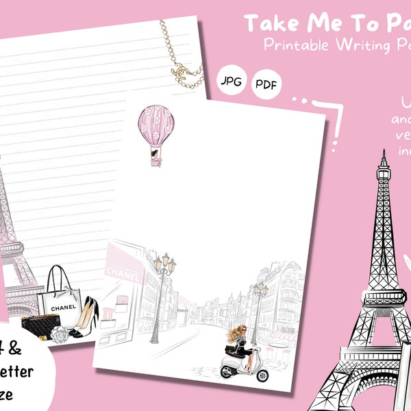 Paris Writing - Etsy