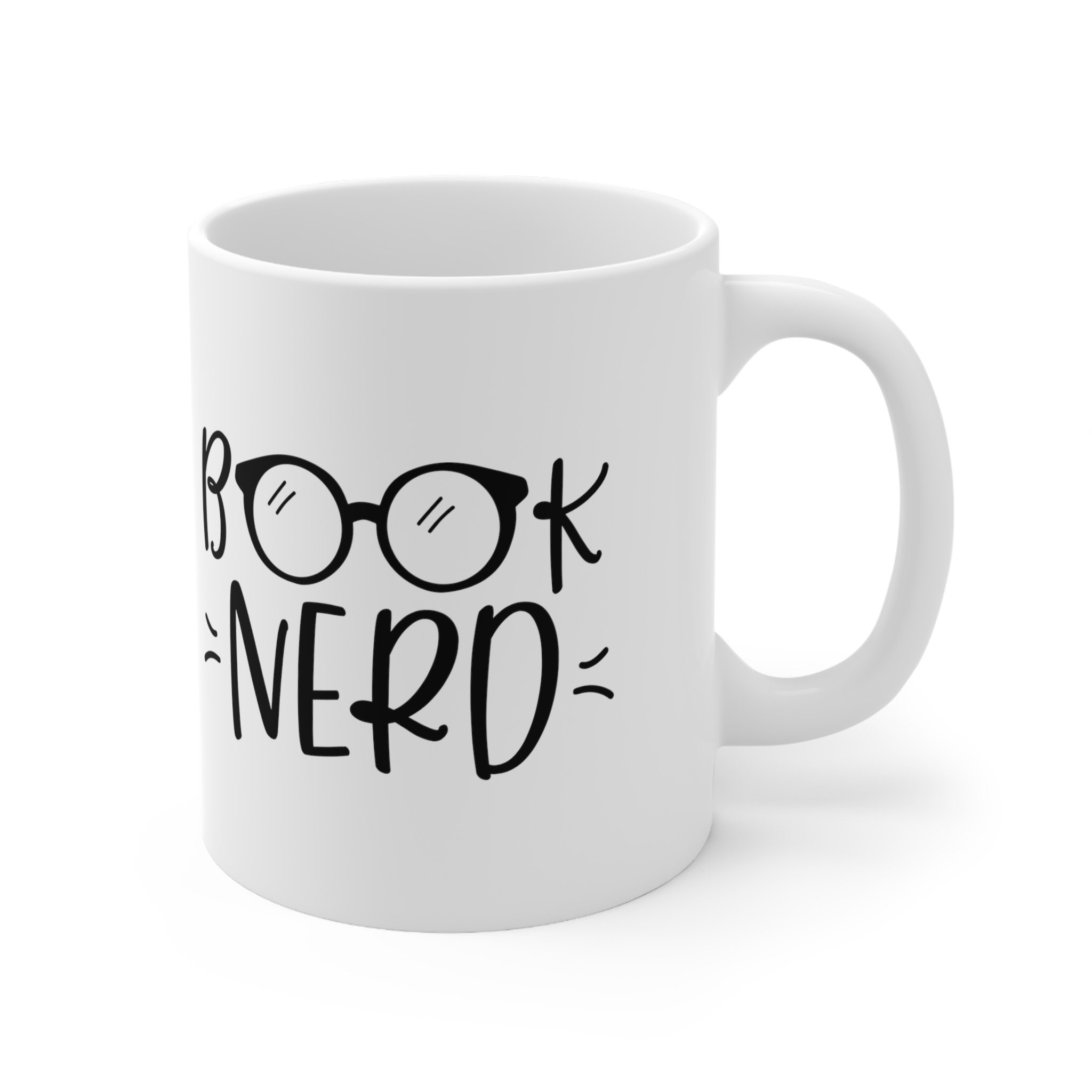 Book Nerd Ceramic Mug 11oz - Etsy