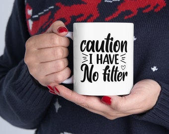 NOT DIGITAL DOWNLOAD Caution No Filter Print Ready to Use Ready to ...