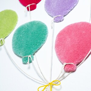 Bunny Nursery Wall Decor Balloon Wall Art Kid Room Decor Animal Theme ...