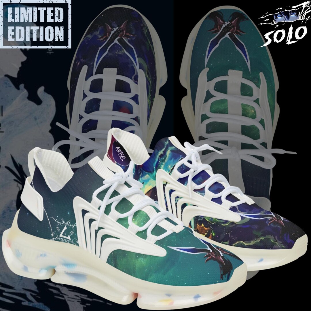 Solo Leveling Limited Edition Sneakers, Sung Jin-woo 'arise' Solo ...