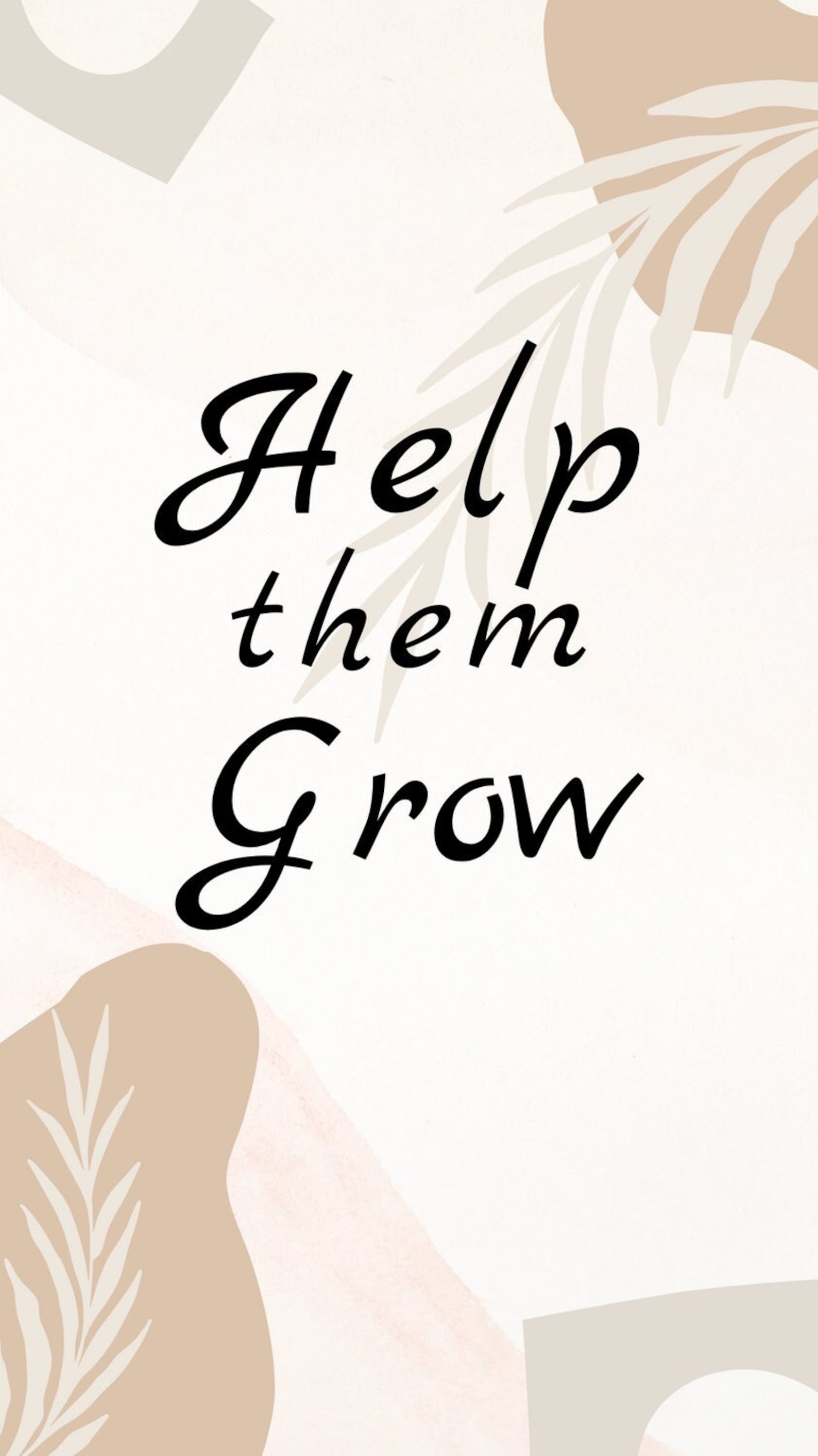 Help Them Grow Wallpaper - Etsy