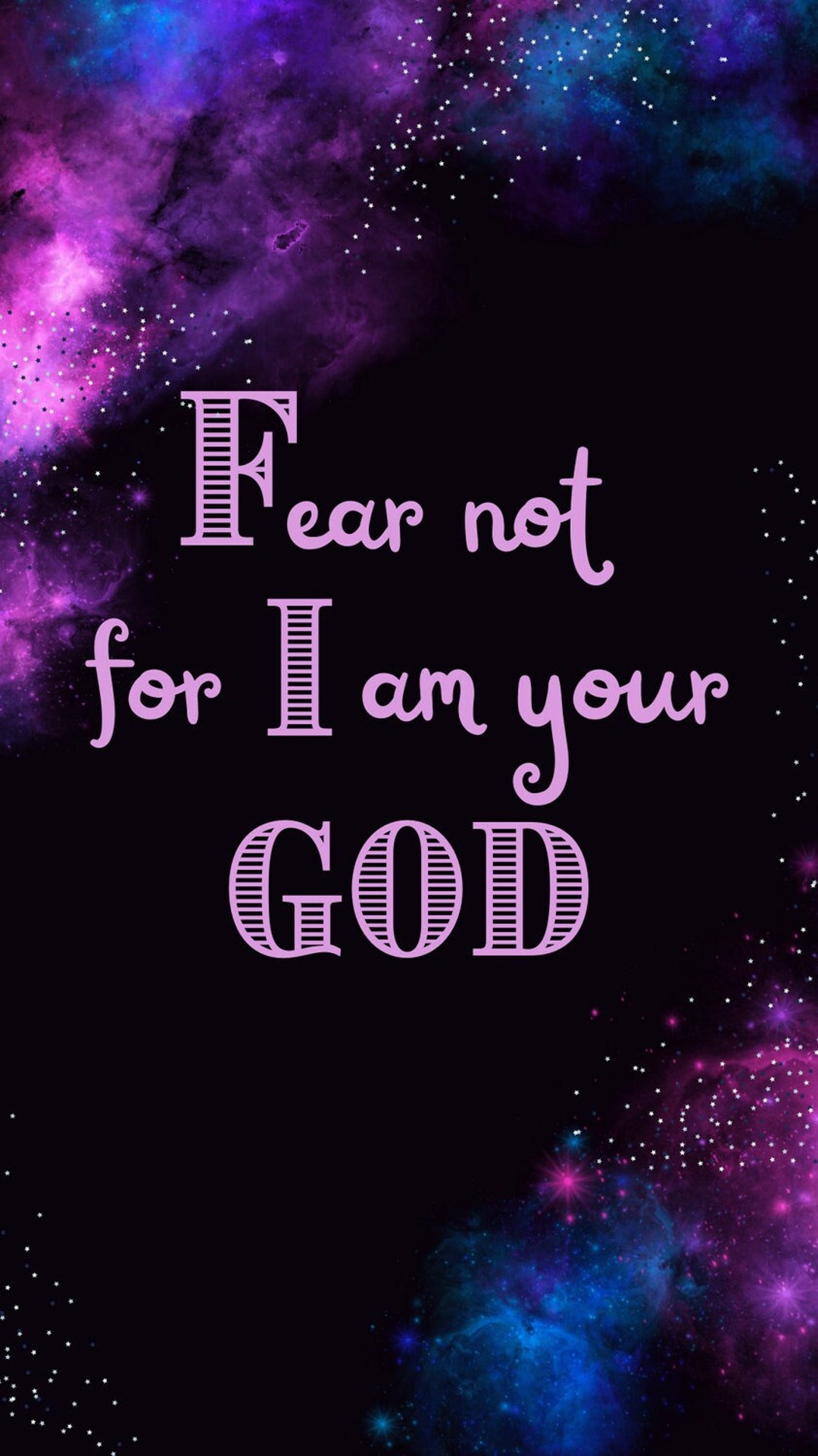 Fear Not Phone Wallpaper - Etsy