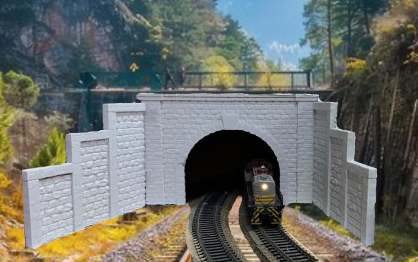 Tunnel Portal | HO Scale Only | Model Trains | Scenery | HO Scale - Etsy