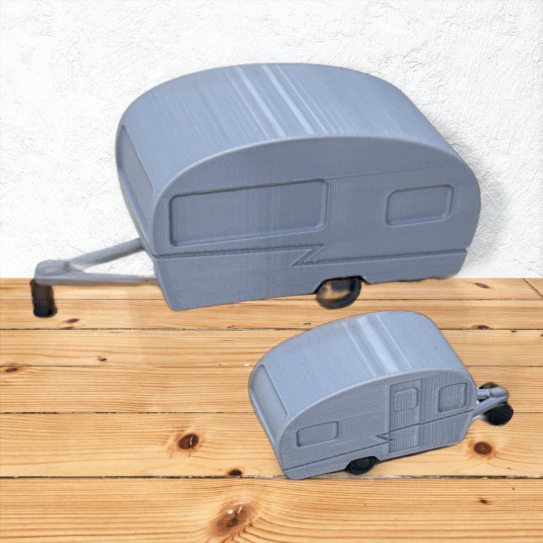 Travel Trailer 19'6 Overall in O & HO Scale | Model Trains | Scenery ...