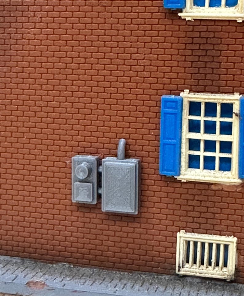 Electrical and Gas Meters in G, O & HO Scale | Model Trains | Scenery ...