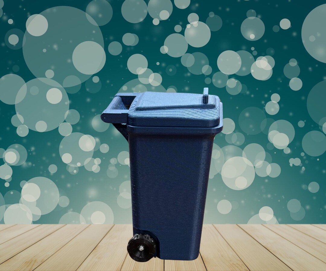 Street Trash Bins in G & O Scale | Model Trains | Scenery | G Scale | O ...