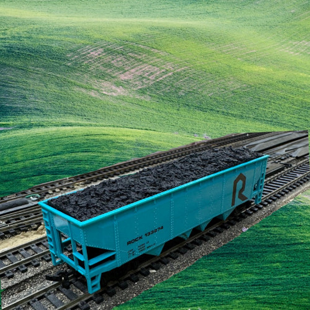 Coal Load for 40' Hopper HO Scale Only | Model Trains | Scenery | HO ...